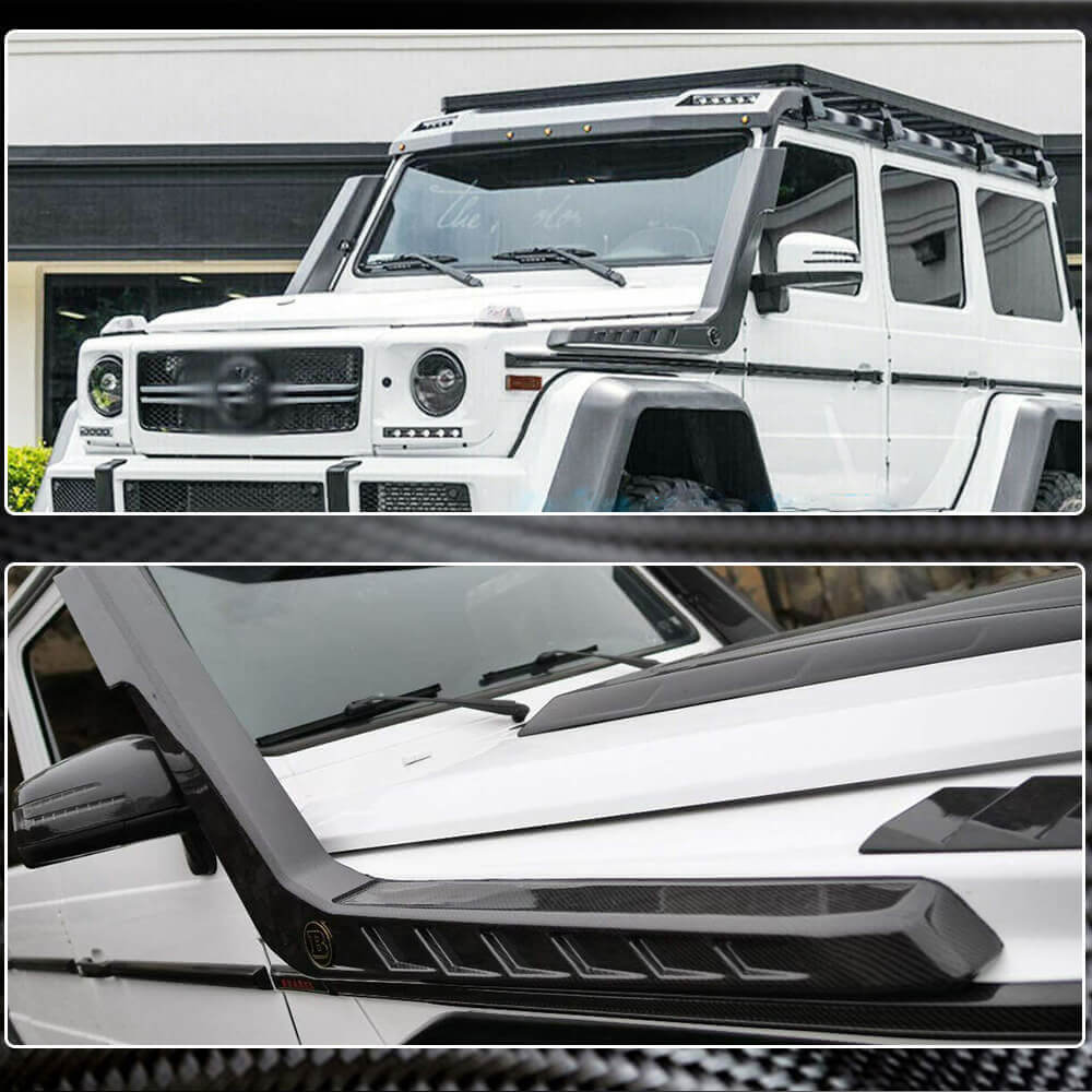 Mercedes Benz W463 G550 G55 G63 G65 Carbon Fiber Air Intake Snorkel Kit