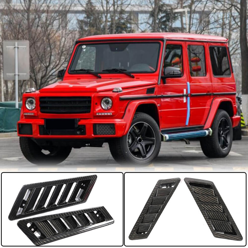 Mercedes Benz W463 G55 G63 G65 AMG Dry Carbon Fiber Air Fender Vents