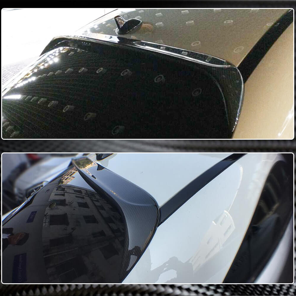 Mercedes Benz W117 C117 Carbon Fiber/FRP Rear Roof Spoiler Window Wing ...