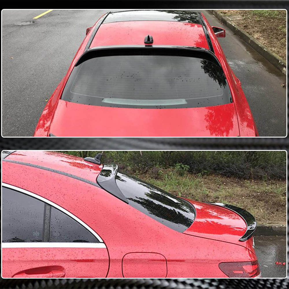 Mercedes Benz W117 C117 Carbon Fiber Roof Spoiler
