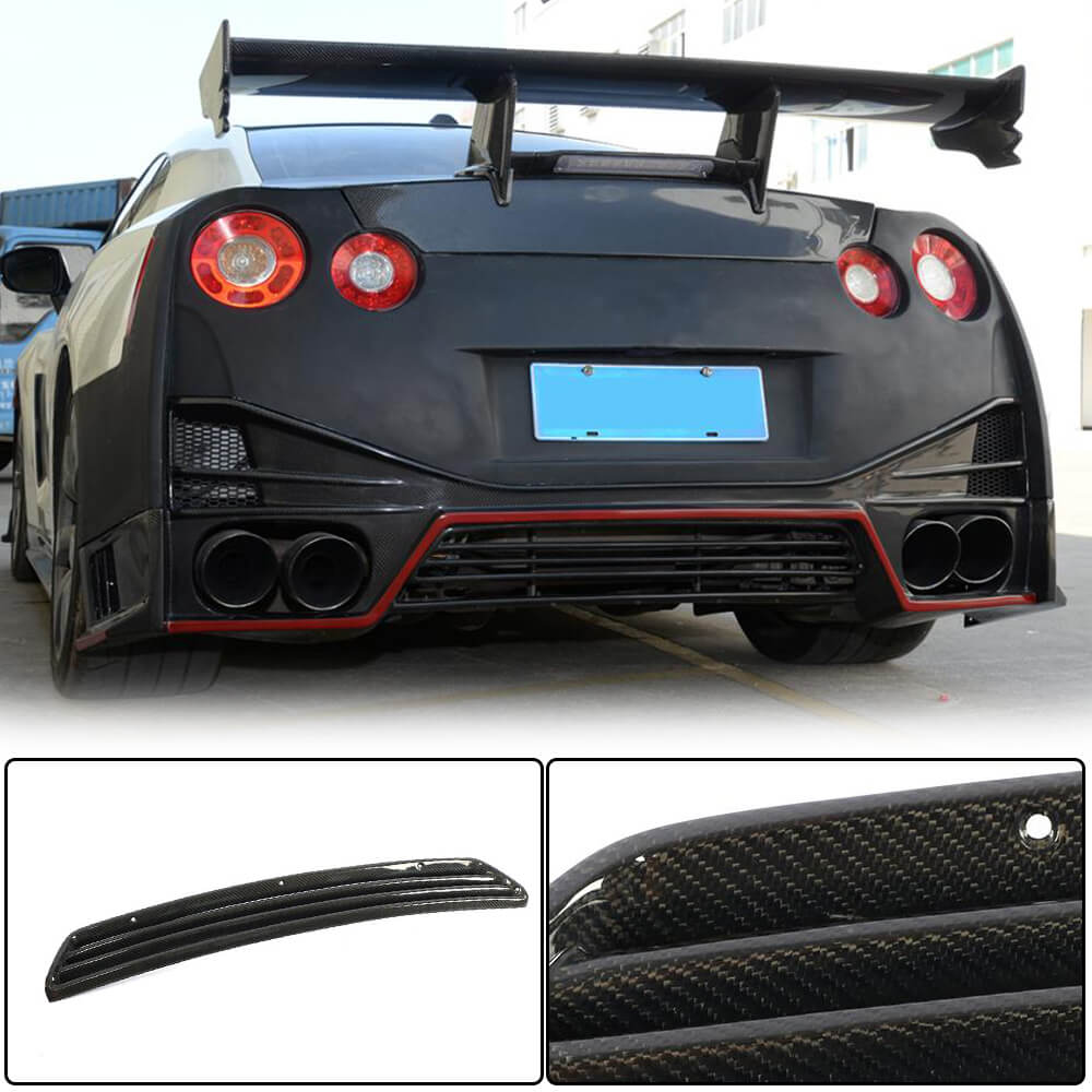 Get Nissan GTR Rear Bumper Diffuser Grille | Carbon Fiber for Nissan