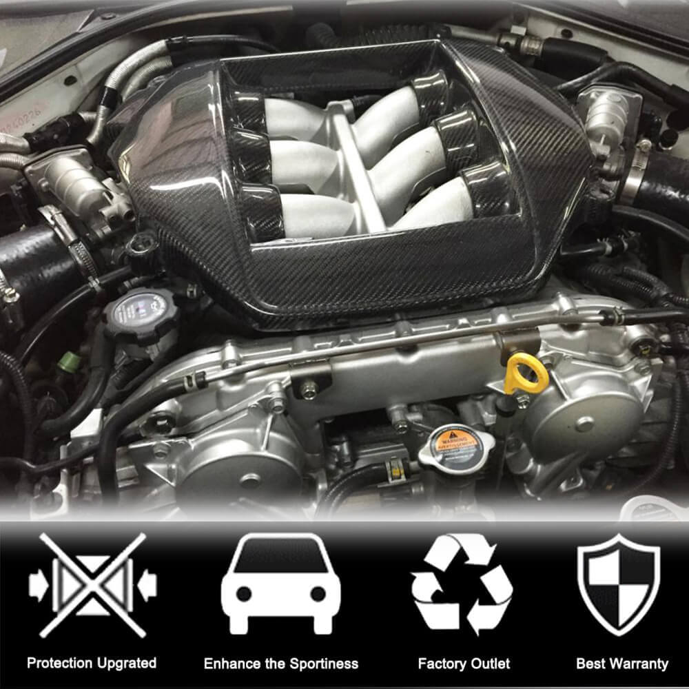 Nissan GTR R35 Carbon Fiber Engine Cover | Nissan Exterior Accessories