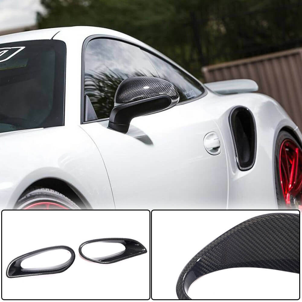 Porsche 911 Turbo Dry Carbon Fiber Side Air Intake Vents