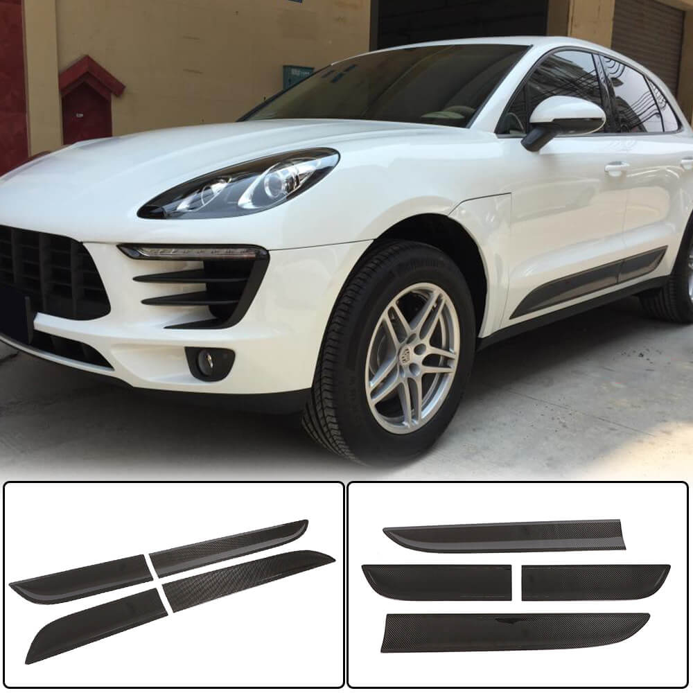 Porsche Macan Dry Carbon Fiber Door Side Fender Cover | Exterior Mods