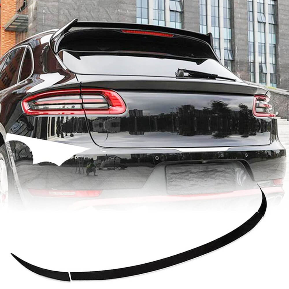 Porsche Macan Carbon Fiber Rear Middle Spoiler Wing Lip | Exterior Mods