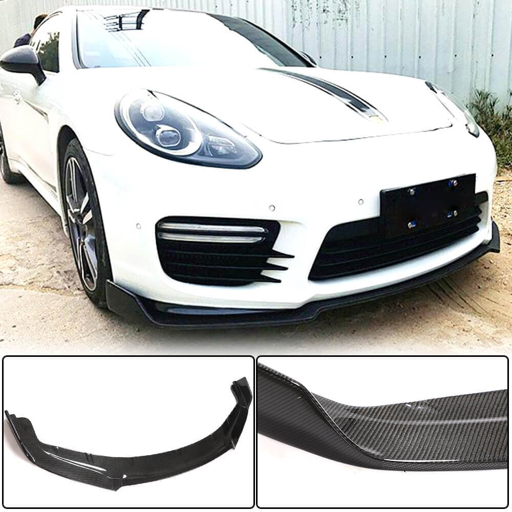 Porsche Panamera 970 Carbon fiber Front Lip Spoiler | Exterior Mods ...