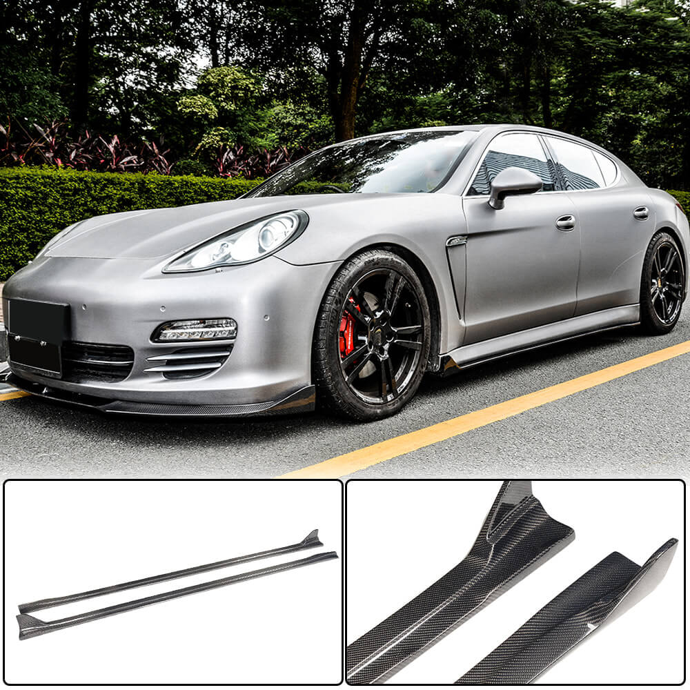 Porsche Panamera 970 Carbon Fiber Side Skirts Extension | Exterior Mods