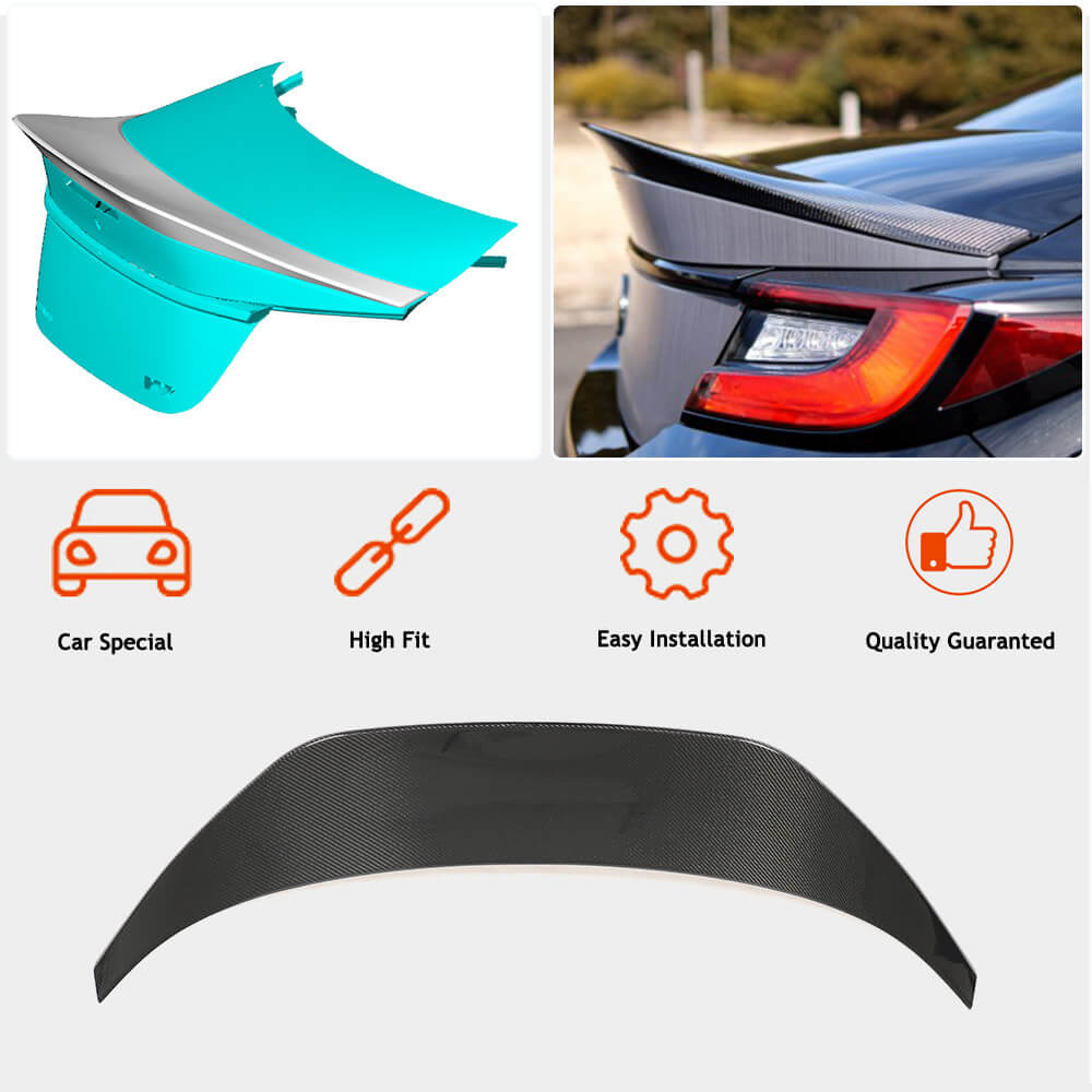 Subaru BRZ Toyota GR86 Carbon Fiber Trunk Spoiler | Rear, Wing & Lip ...