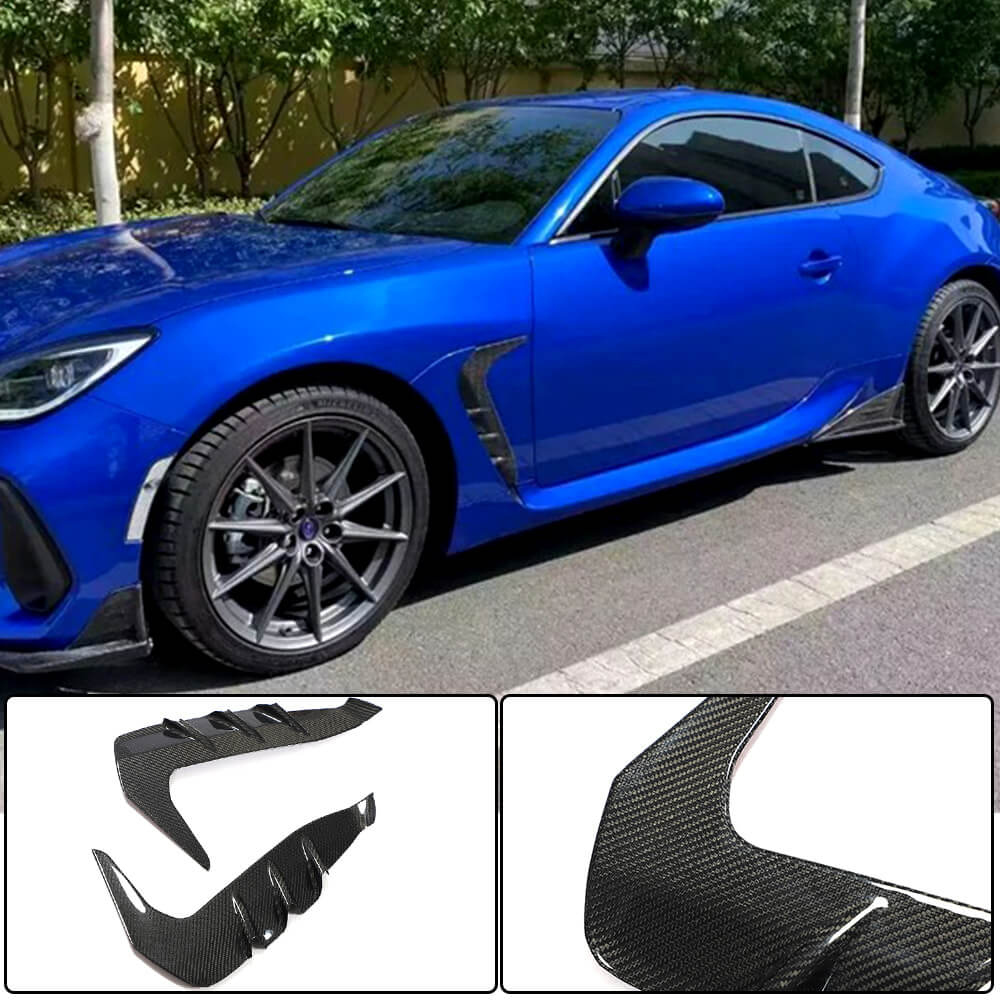 Subaru BRZ Toyota GR86 Carbon Fiber Side Air Intake Vents Duct Fenders ...