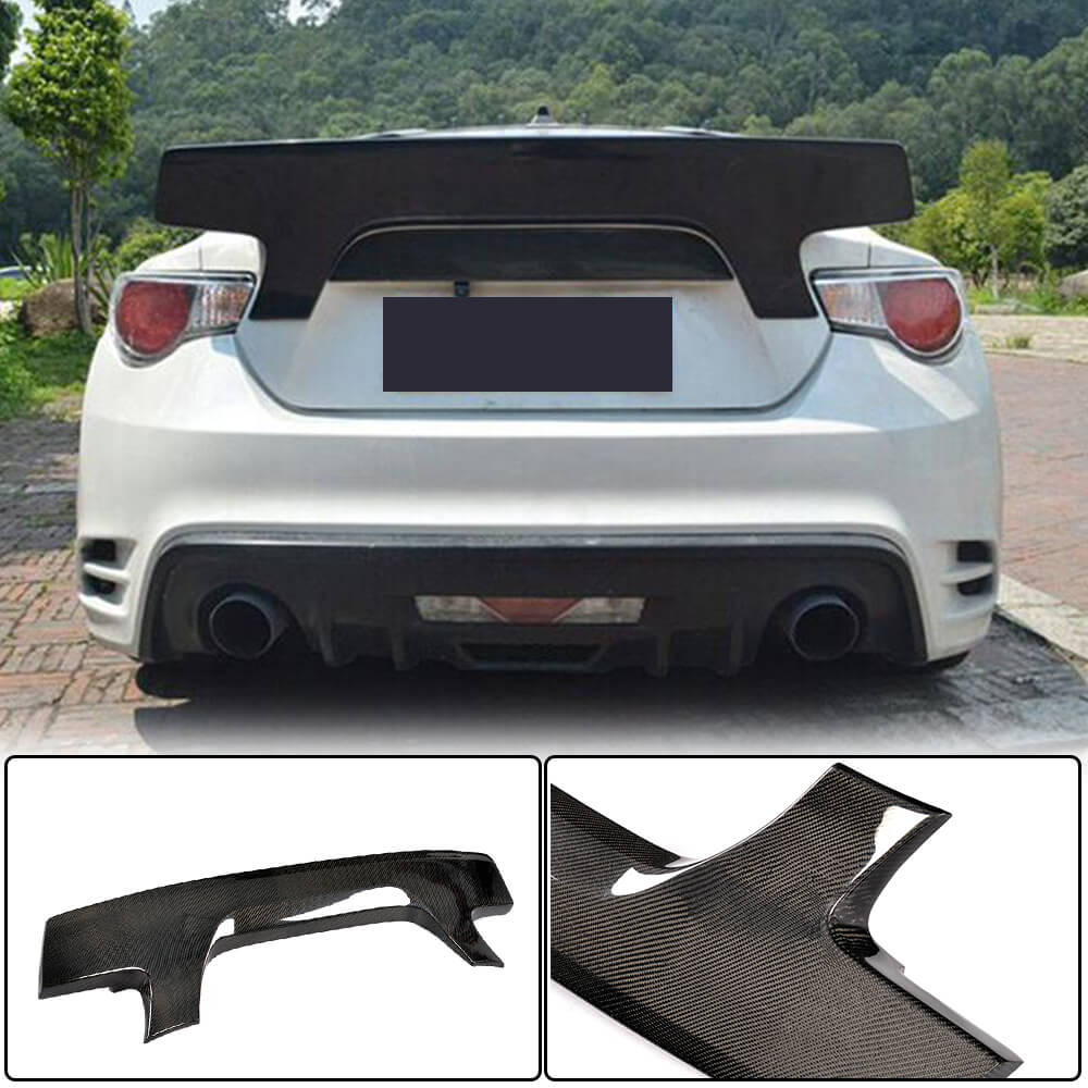 Subaru BRZ Toyota GT86 Carbon Fiber Rear Trunk Spoiler | Exterior Mods