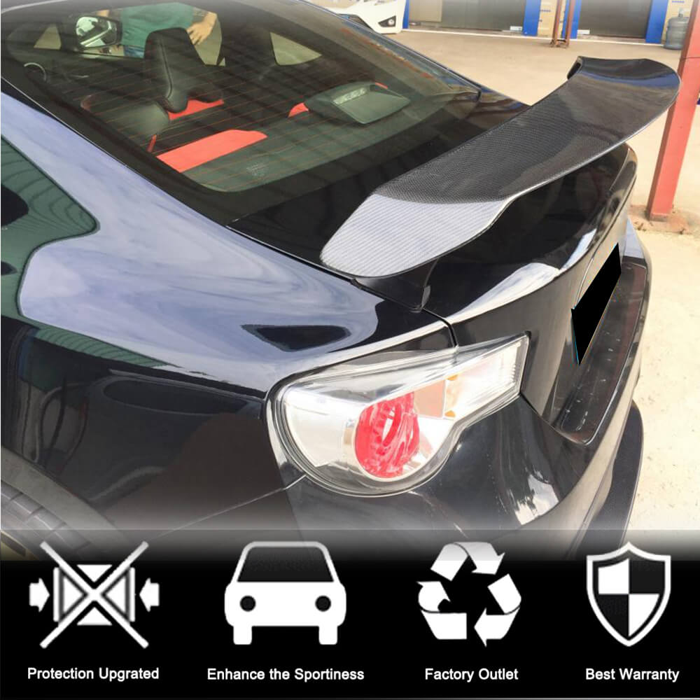 Subaru BRZ Toyota GT86 Carbon Fiber Trunk Spoiler | Rear, Wing & Lip ...