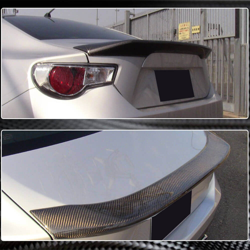 Subaru Toyota GT86 Carbon Fiber Rear Trunk Spoiler Lip | Exterior Mods ...