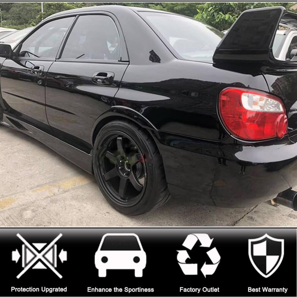 Subaru Impreza WRX-STI Black Wheel Arch Flares | Exterior Accessories