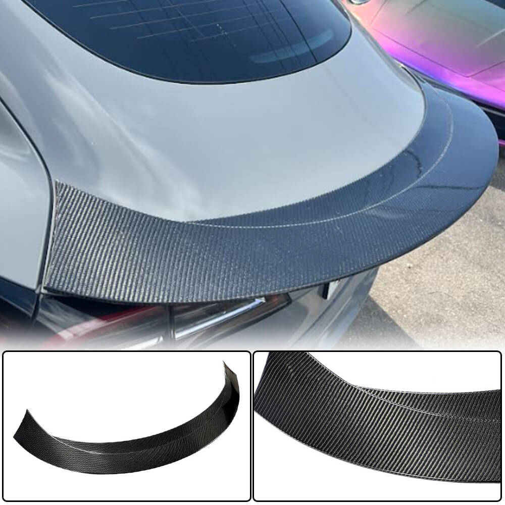 Tesla Model 3 Carbon Fiber Rear Trunk Spoiler | Custom, Perfect Fit ...