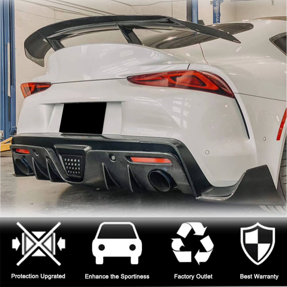 Toyota GR Supra J29 MK5 A90 A91 2019-2023 Rear Bumper Diffuser Carbon ...