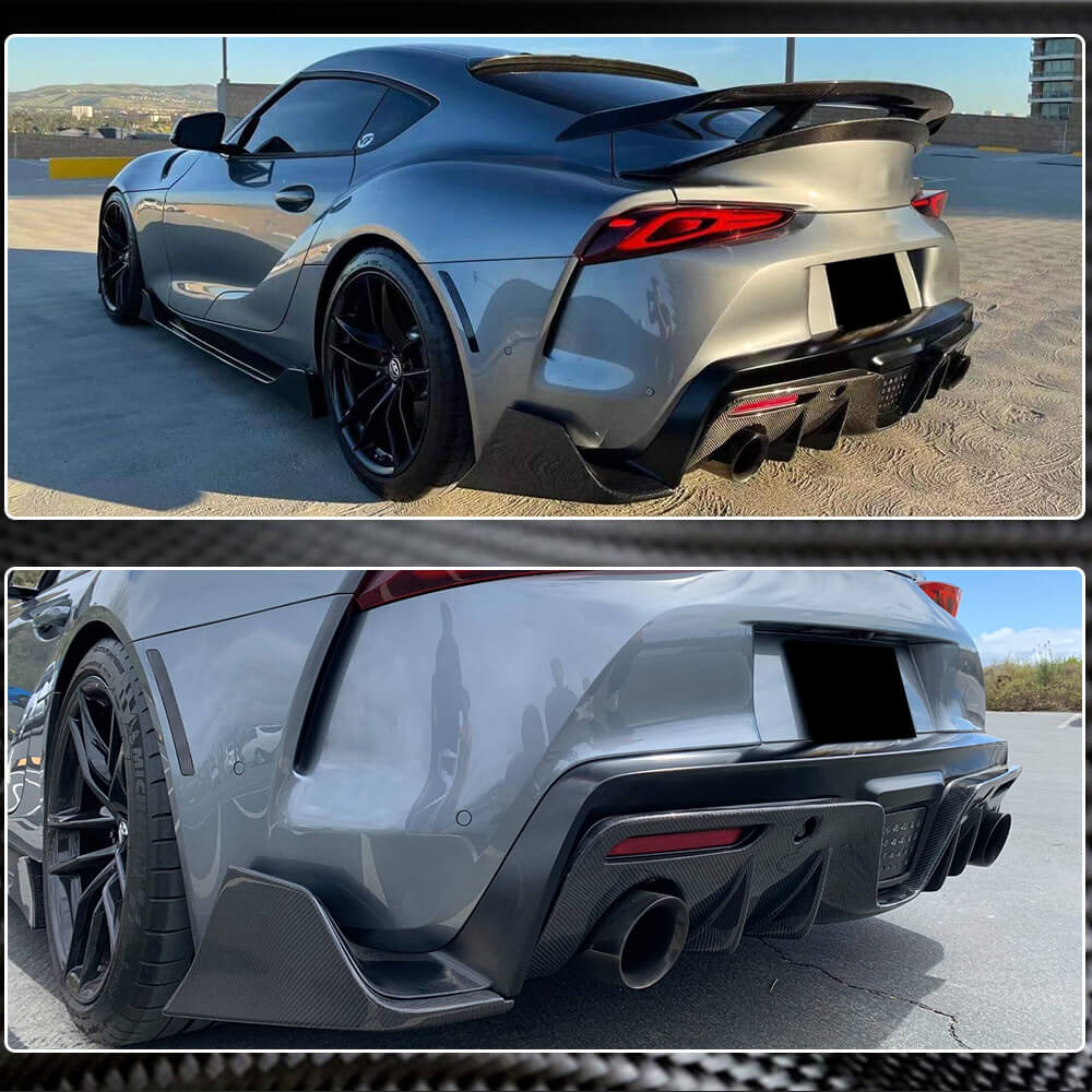 Toyota GR Supra J29 MK5 A90 A91 2019-2023 Rear Bumper Diffuser Carbon ...