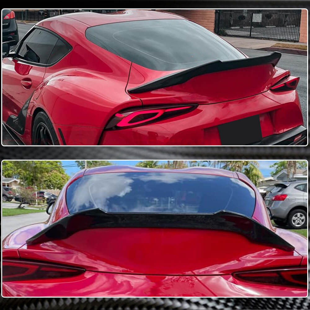 Toyota GR Supra MK5 A90/A91 Carbon Fiber RearTrunk Spoiler, Wing & Lip