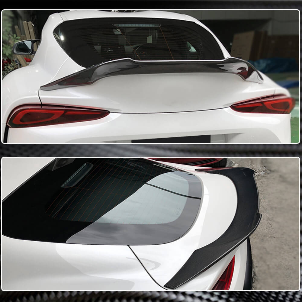 Toyota GR Supra MK5 A90/A91 Carbon Fiber RearTrunk Spoiler, Wing & Lip