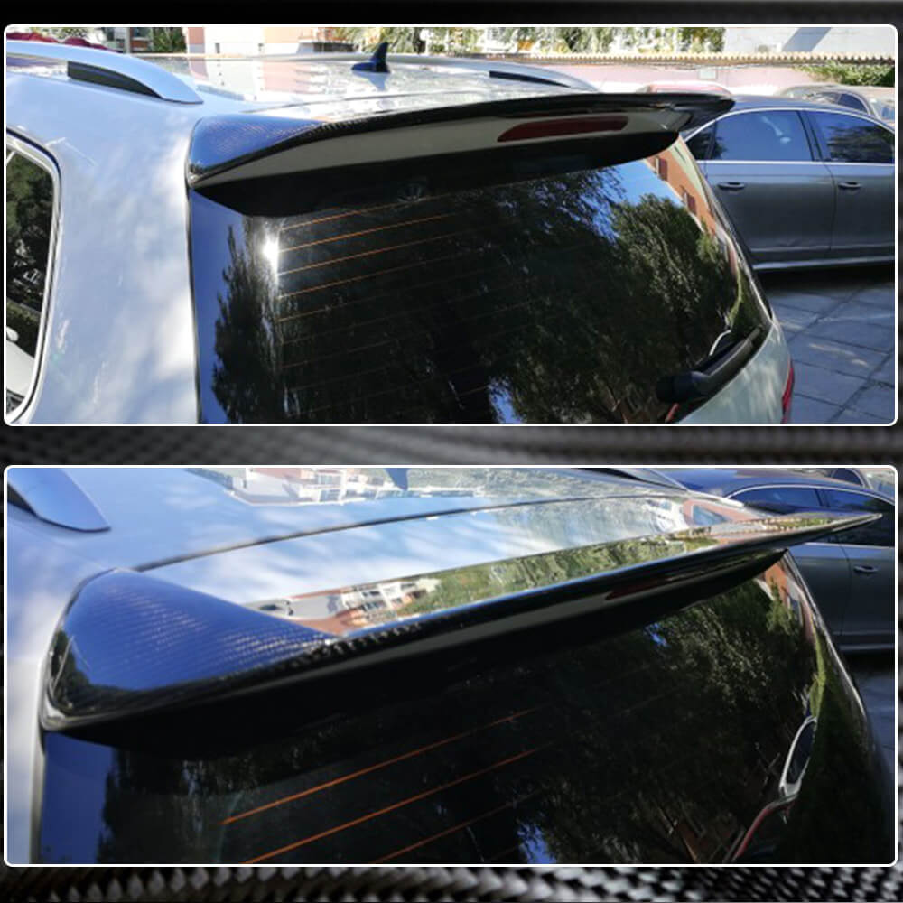 Volkswagen Golf 6 MK6 Carbon Fiber Rear Roof Spoiler Window Wing Lip