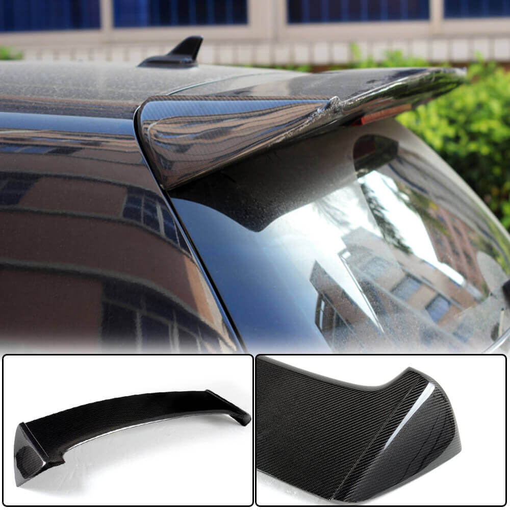 Volkswagen Golf MK6 GTI R20 Carbon Fiber Rear Spoiler Roof Window Wing