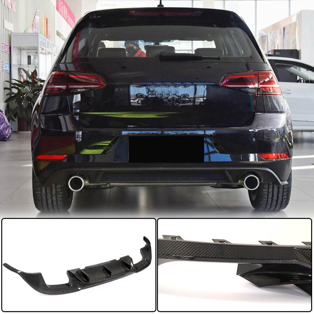 Volkswagen Golf MK7.5 GTI Carbon Fiber Rear Diffuser | Exterior Mods