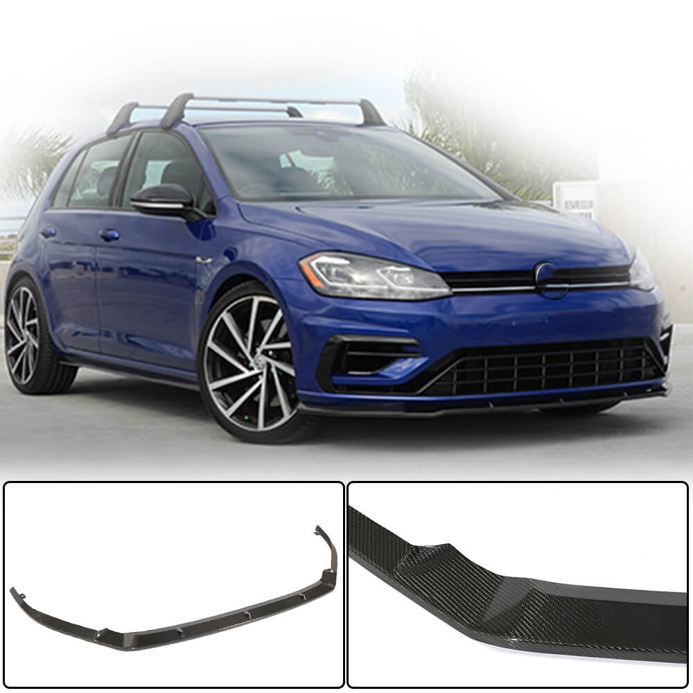 Volkswagen Golf MK7.5 R Rline Carbon Fiber Front Lip Spoiler | Factory