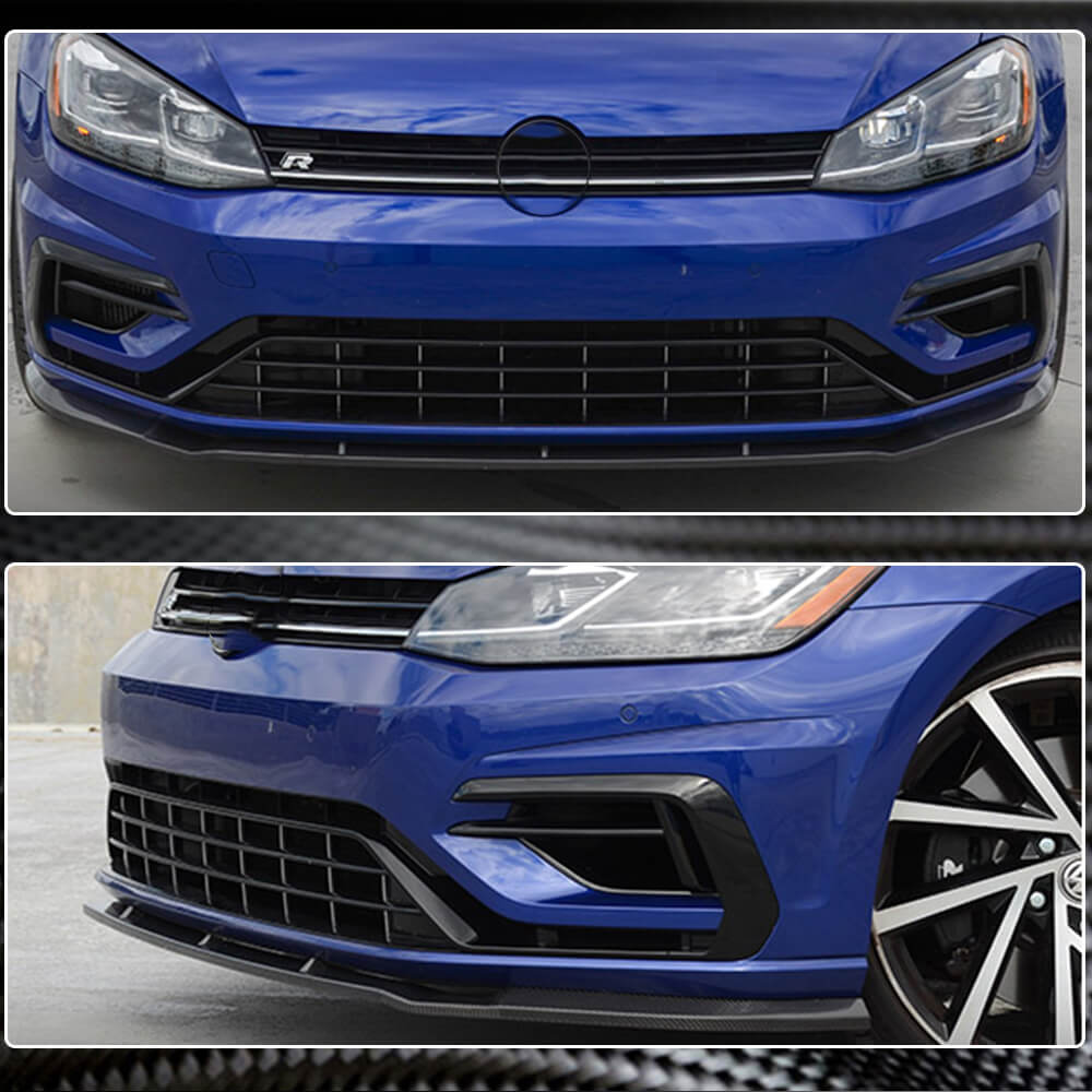 Volkswagen Golf MK7.5 R Rline Carbon Fiber Front Lip Spoiler | Factory