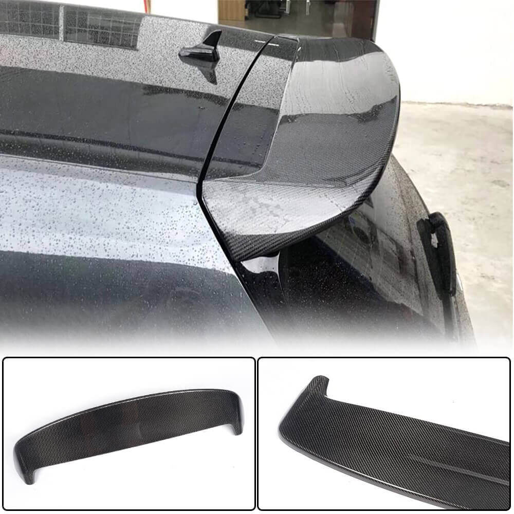 Volkswagen Golf 7 MK7.5 Carbon Fiber Rear Roof Spoiler Window Wing Lip ...