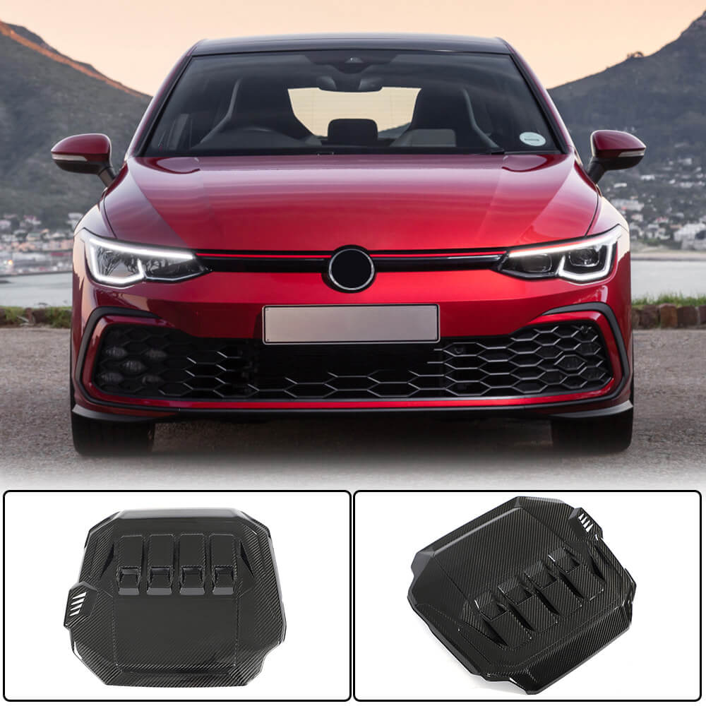 Volkswagen VW Golf 8 MK8 GTI Carbon Fiber Engine Cover | Interior Mods ...
