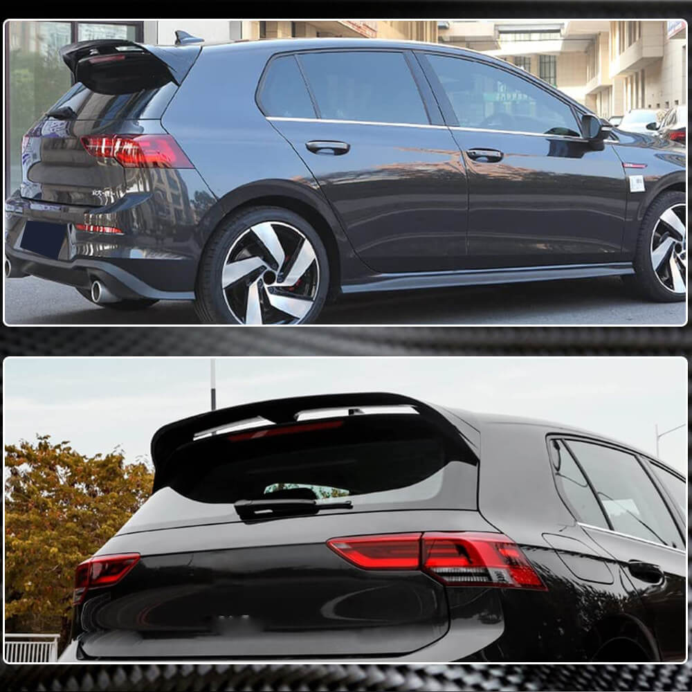 Volkswagen Golf 8 MK8 GTI R Carbon Fiber Rear Window Spoiler Wing Lip ...