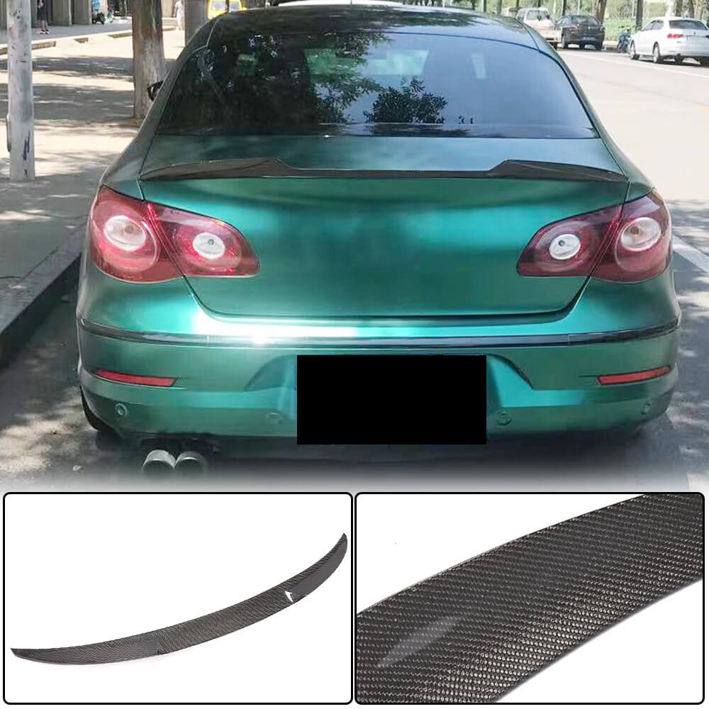 Volkswagen VW CC Carbon Fiber Rear Trunk Spoiler Wing | Exterior Mods